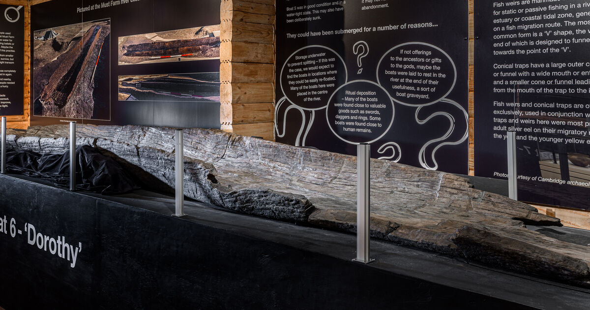 Rare Bronze and Iron Age Log Boats found in Cambridgeshire on public ...